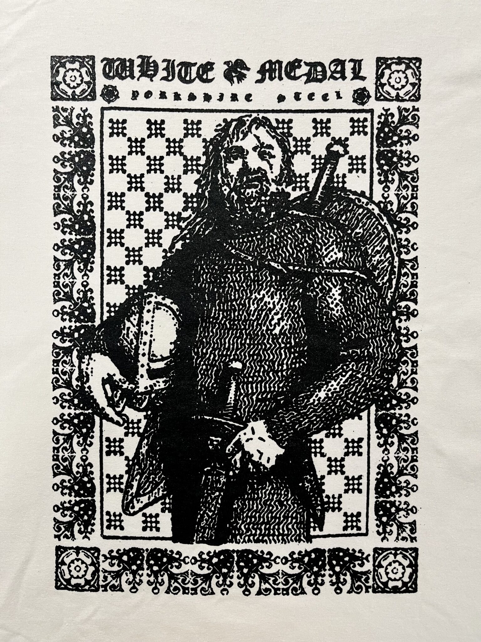 White Medal – “Yorkshire Steel x Hotchin Pit” T-Shirt – STOIC STRENGTH